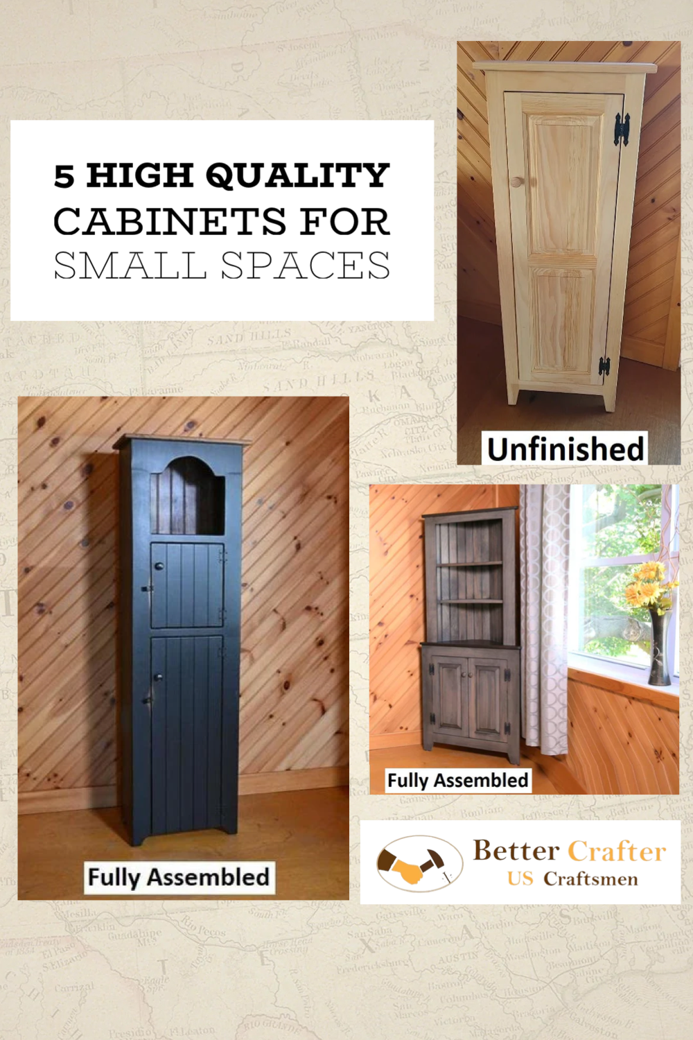 5 High Quality Cabinets for Small Spaces | Better Crafter